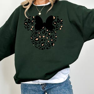 Leopard Print Minnie Shirt, Animal Kingdom Shirt, Women's Disney Shirt ...
