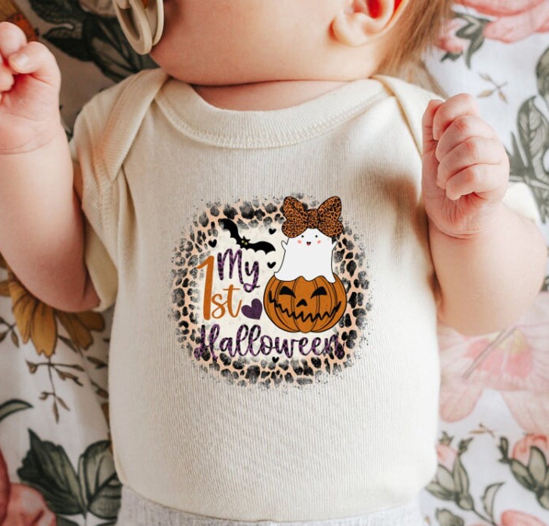 Cute Halloween Baby Onesie, My First Halloween Onesie, 1st Halloween Outfit, 1st Halloween Baby ...