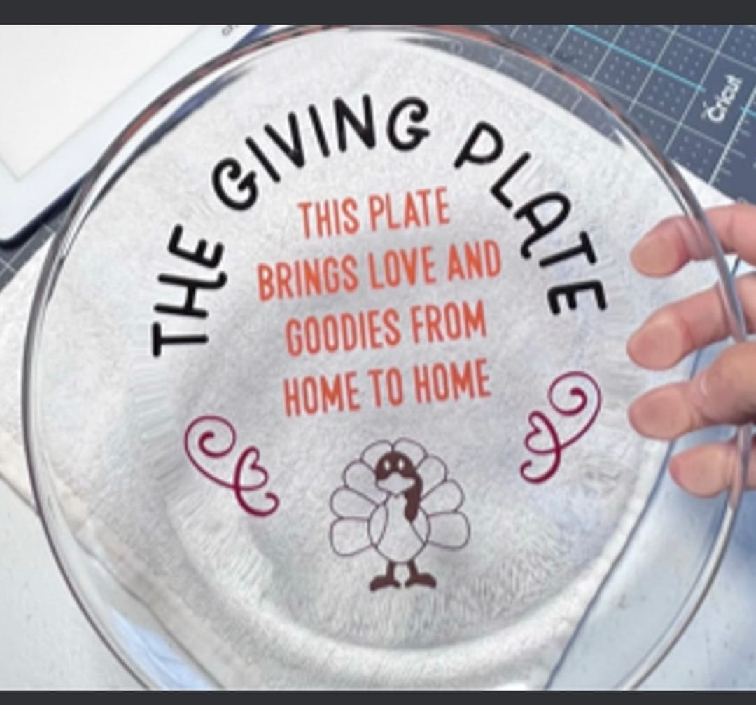 The Giving Plate/ Holiday Plate/ Sayings on Plates/ the Giving - Etsy