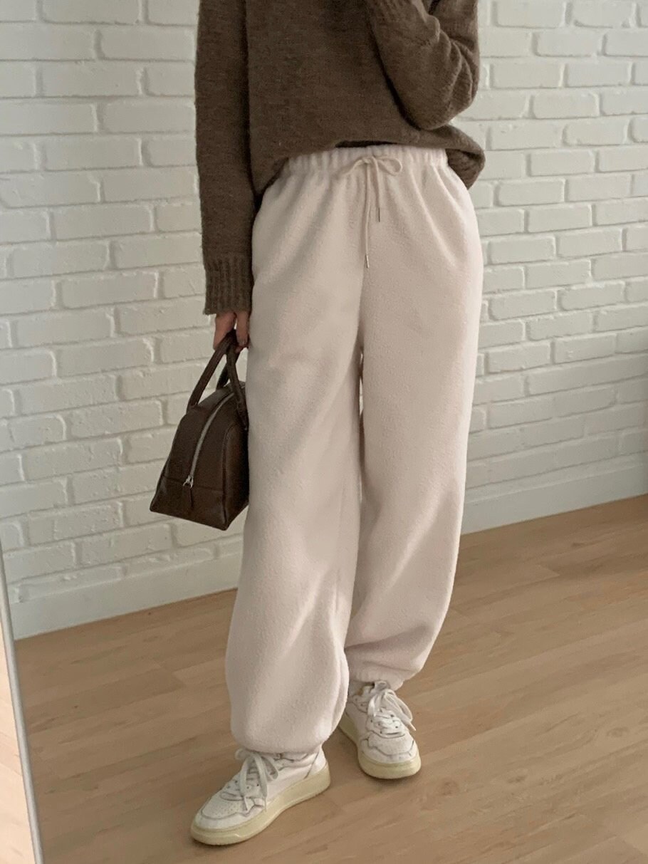23FW Popcorn Fleece Jogger Pants 2colors - Etsy