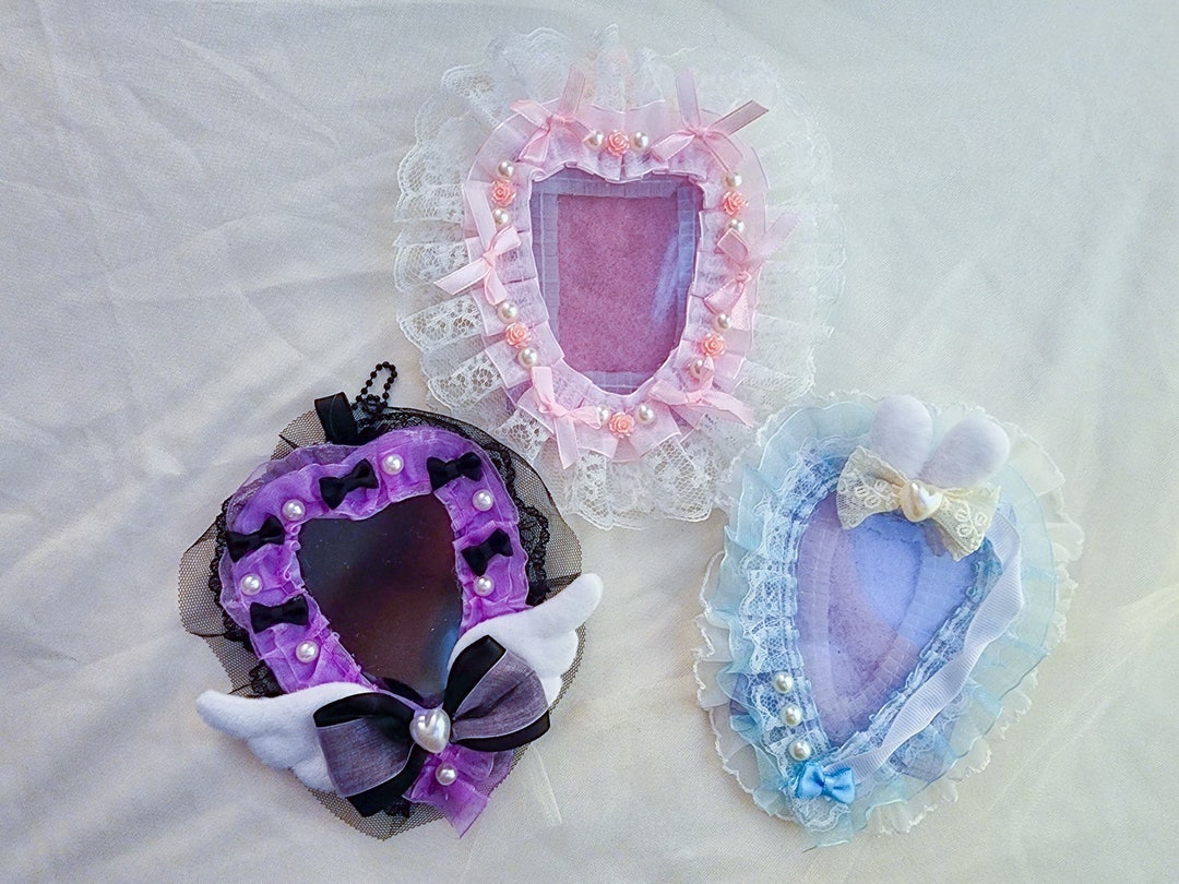 Heart Shaped Lace Decorated Top Loader for Photo Card/mini - Etsy