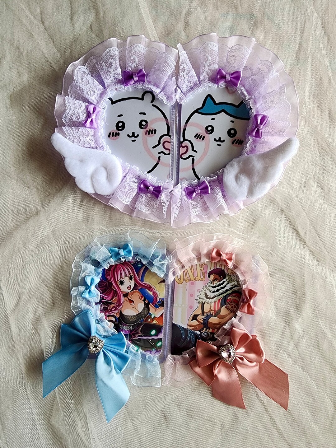 Heart Shaped Decorated Top Loaders for Photocards and Mini Polaroids ...