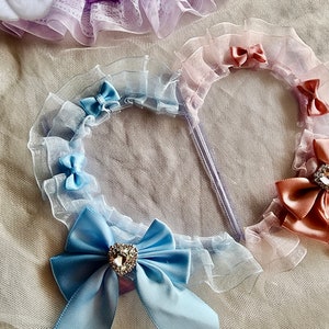 Heart Shaped Decorated Top Loaders for Photocards and Mini Polaroids ...