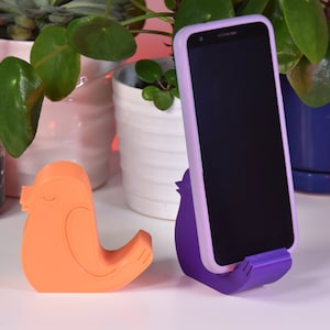 Cute Animal Phone Stand | Duck Bird Whale | Phone Holder | Happy Dino ...