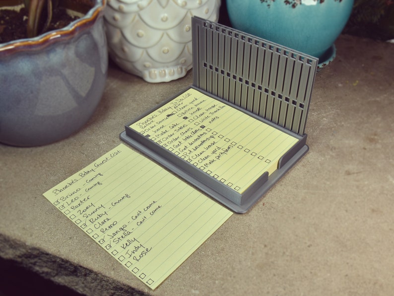 Sticky Note Stencils With Holder 4x6 Post It Notes | Etsy