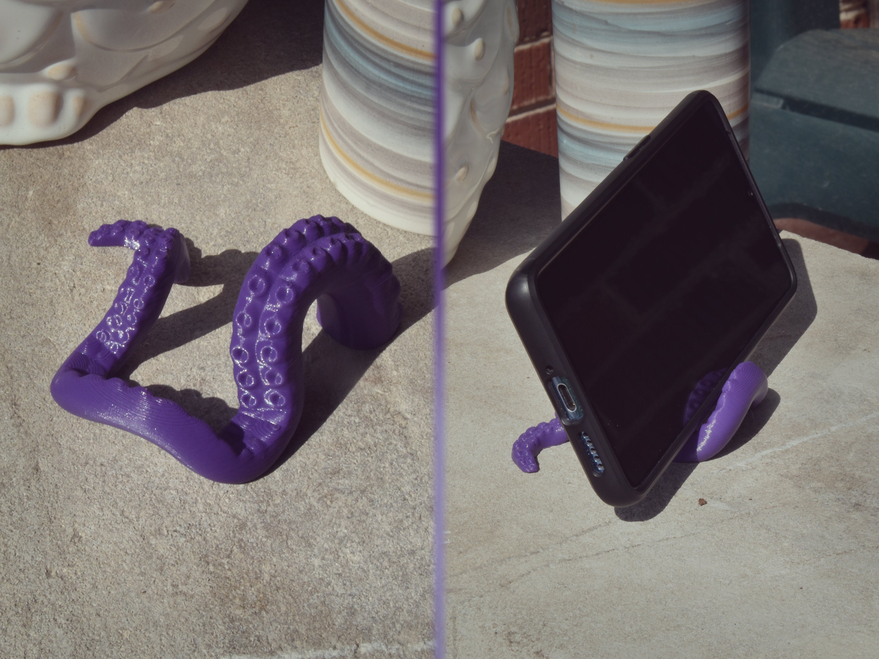Octopus Tentacle Phone Holder | Phone Stand | Many Colors | Cephalopod ...
