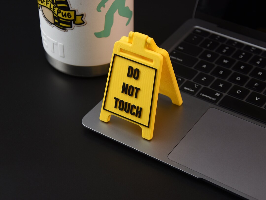 Mini Caution Floor Sign | Custom Text | Wet Floor Sign | Don't Touch ...