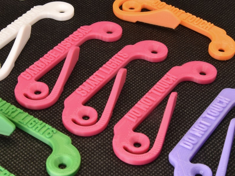 Light Switch Lock Customizable Switch Label Custom Text | Etsy