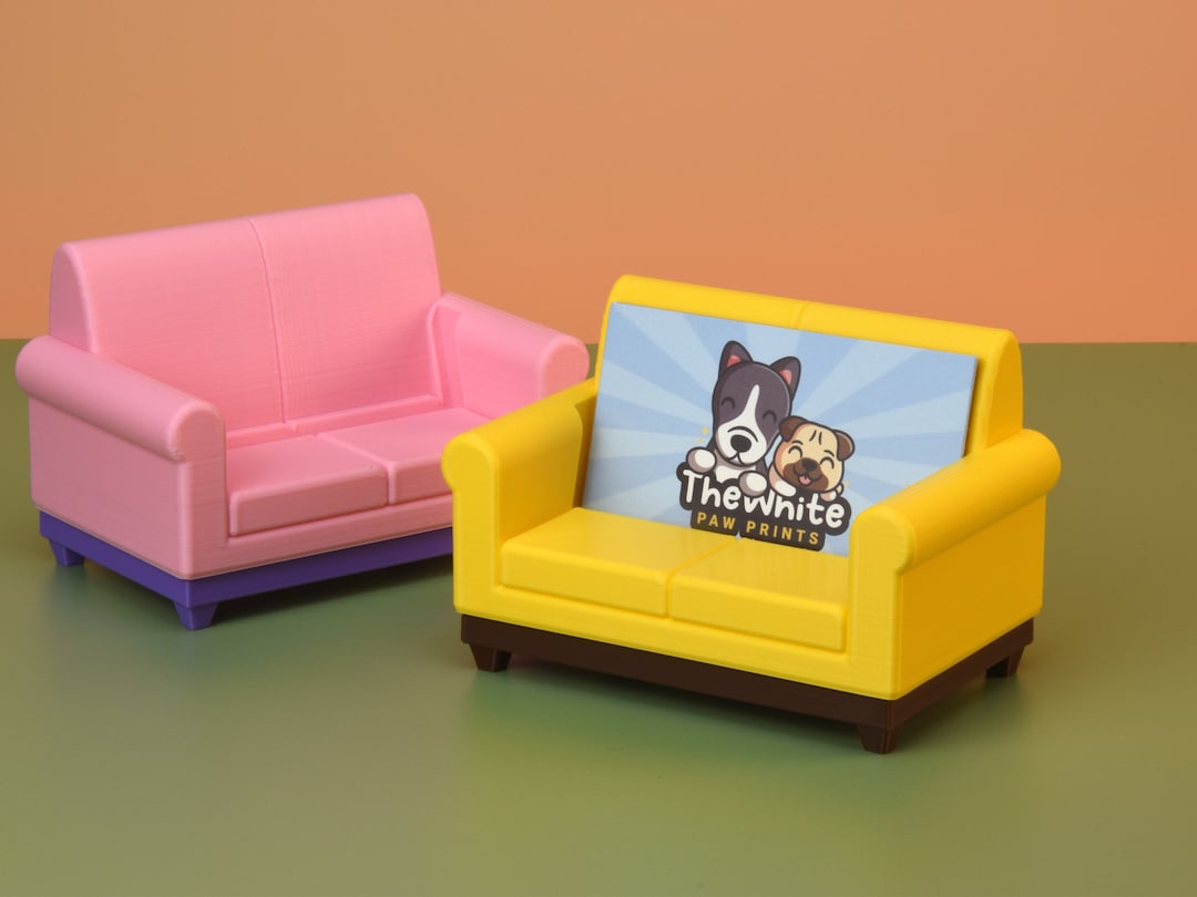 Sofa Card Business Card Holder | Business Card Stand | Custom Colors ...