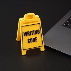 Mini Caution Floor Sign | Custom Text | Wet Floor Sign | Don't Touch ...