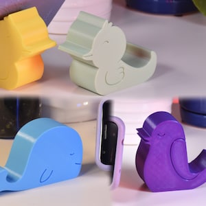 Cute Animal Phone Stand | Duck Bird Whale | Phone Holder | Happy Dino ...