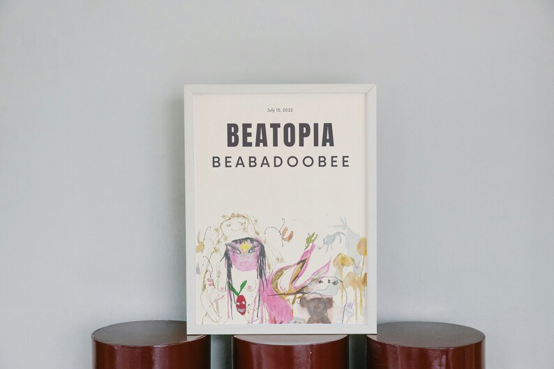 Beabadoobee - Beatopia | Album Poster | Music Gift | Music Wall Decor ...