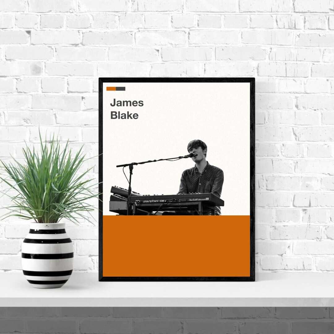 James Blake Minimalist Poster - Etsy