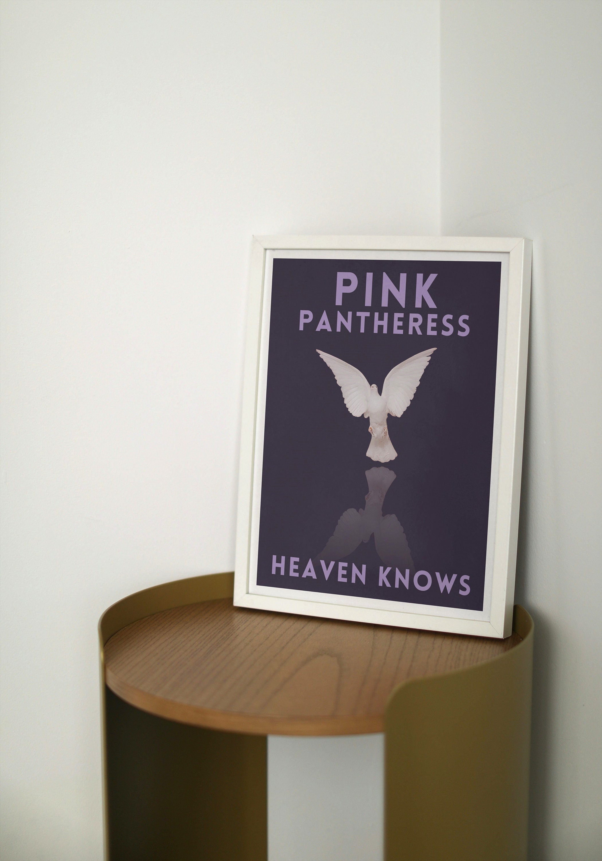 Pinkpantheress Heaven Knows Poster Album Poster Music Gift Music Wall Decor Minimalist Mid ...