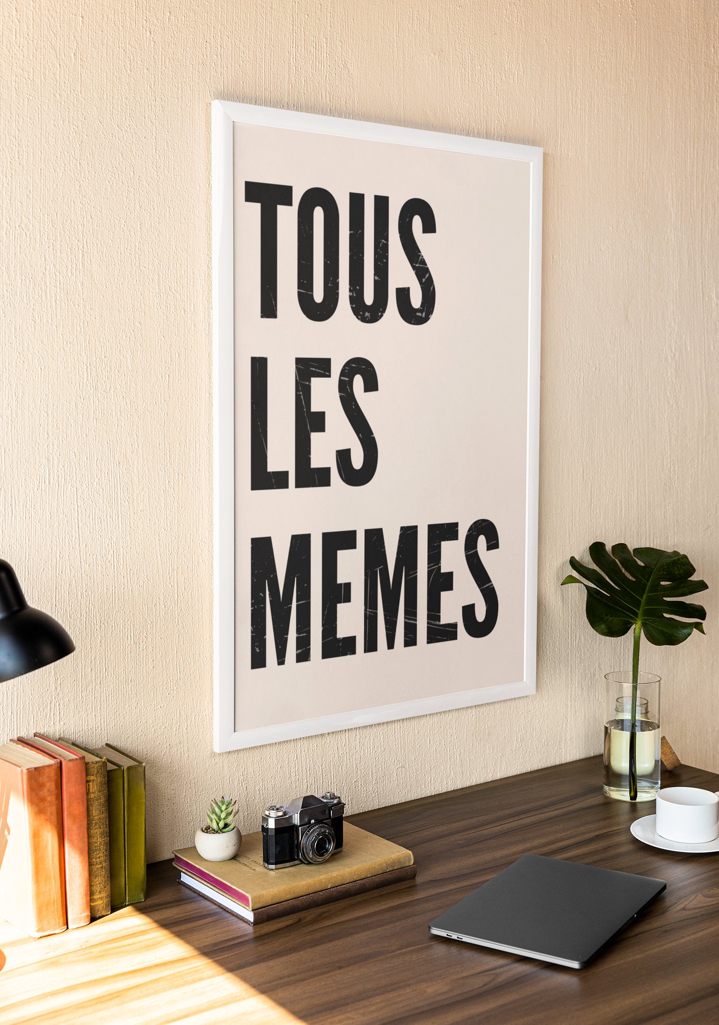 Tous Les Memes Poster Stromae Album Wall Art Typography Print - Etsy