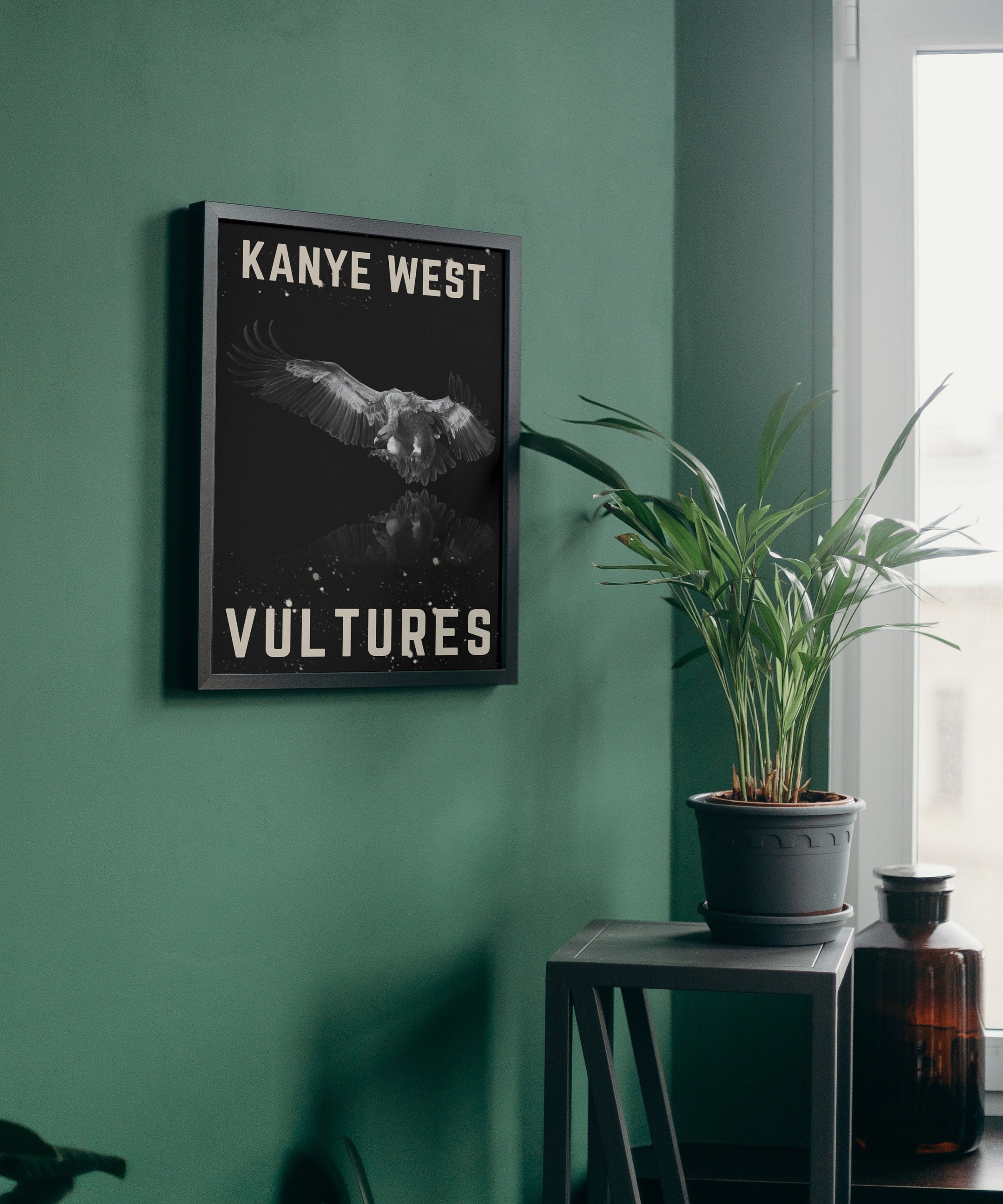 Kanye West Vultures Vol 1 Album Poster | Art Inspired Poster | Music ...