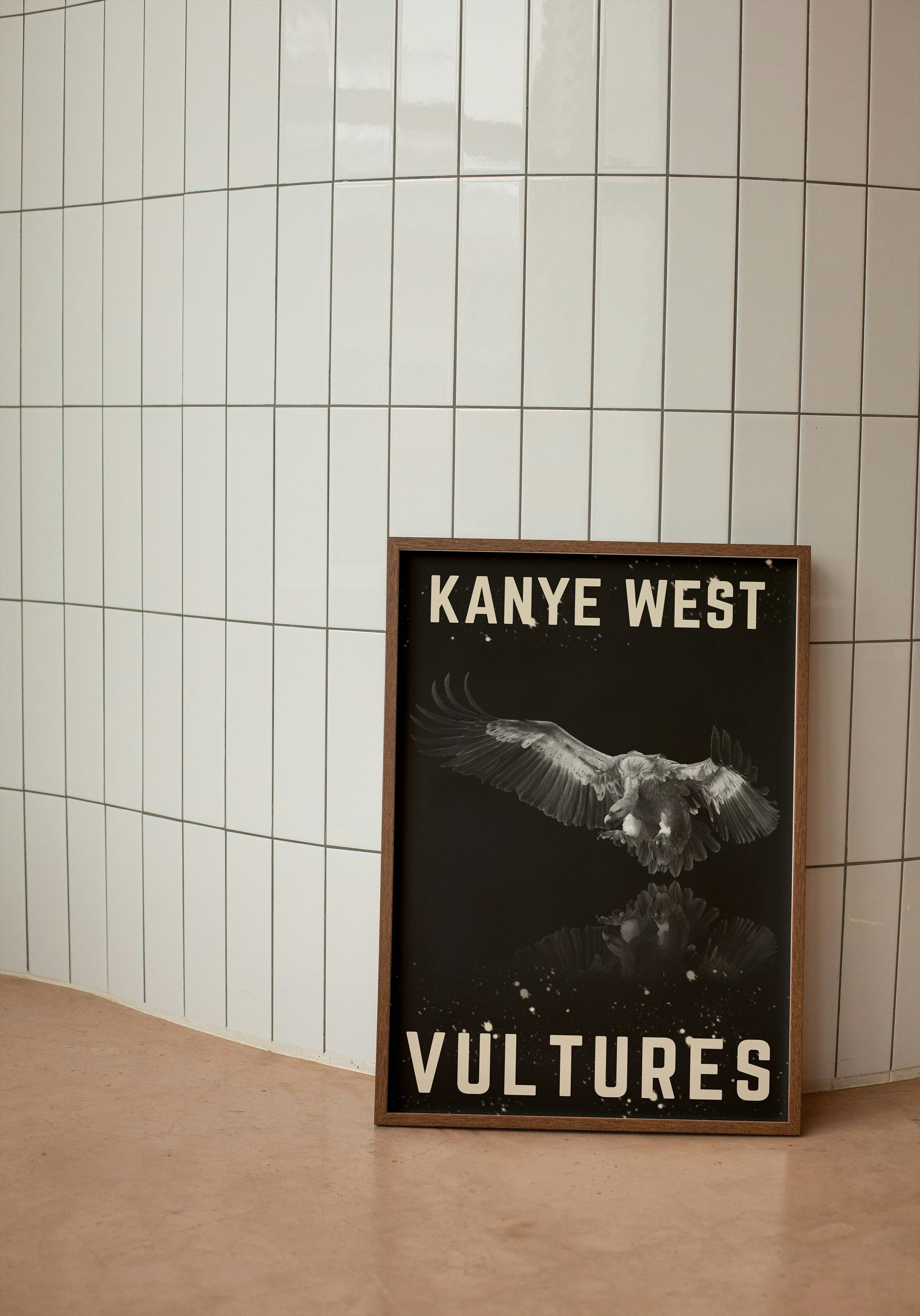 Kanye West Vultures Vol 1 Album Poster | Art Inspired Poster | Music ...