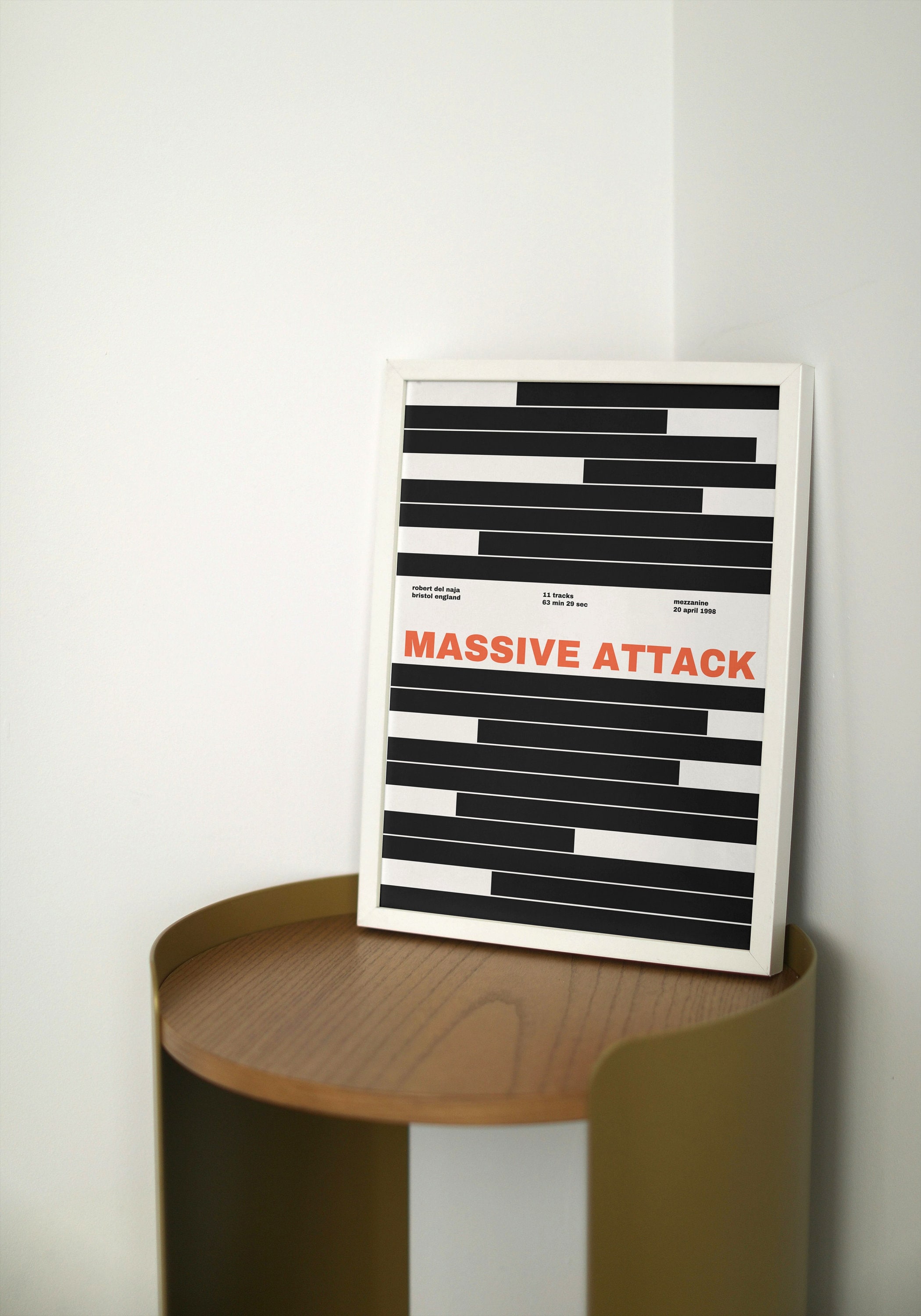 Massive Attack Mezzanine Poster | Vintage | Tour Merch | Music Gift ...