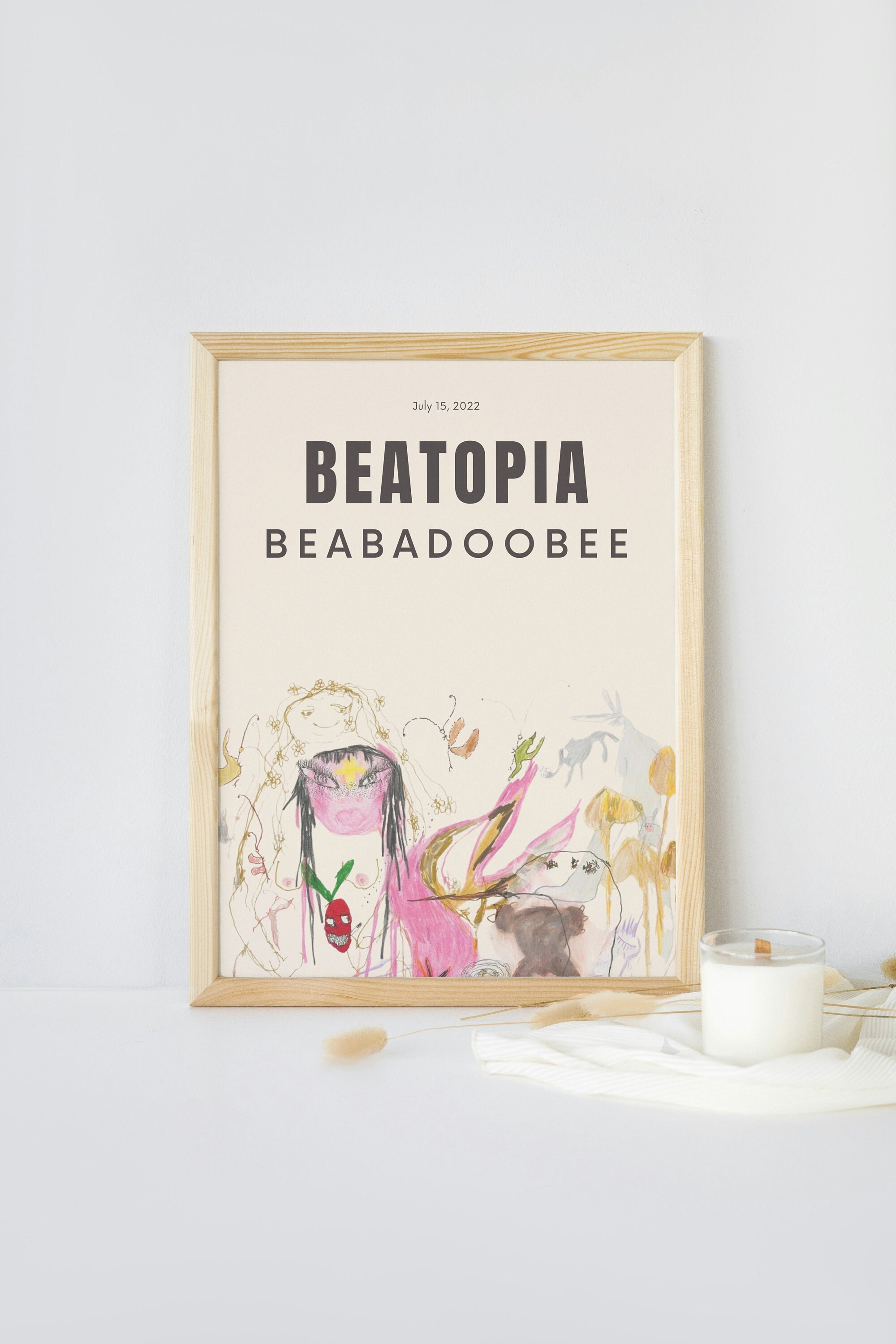 Beabadoobee - Beatopia | Album Poster | Music Gift | Music Wall Decor ...