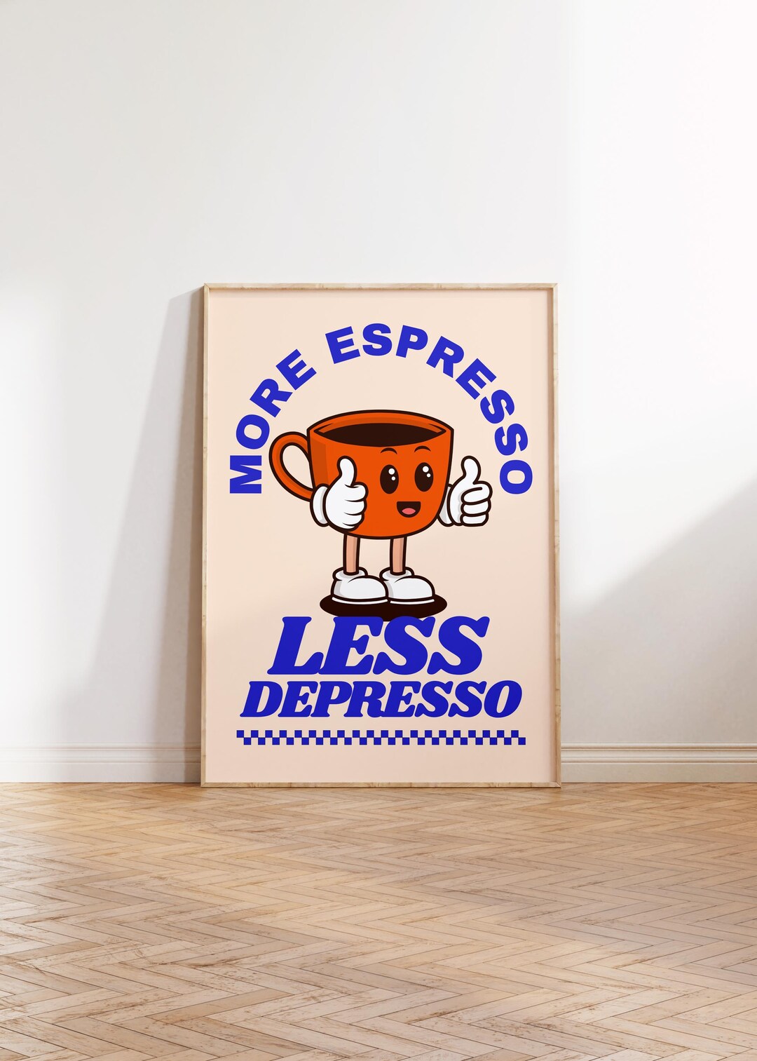 More Espresso Less Depresso Poster, Coffe Print, Coffee Bar Wall Decor ...