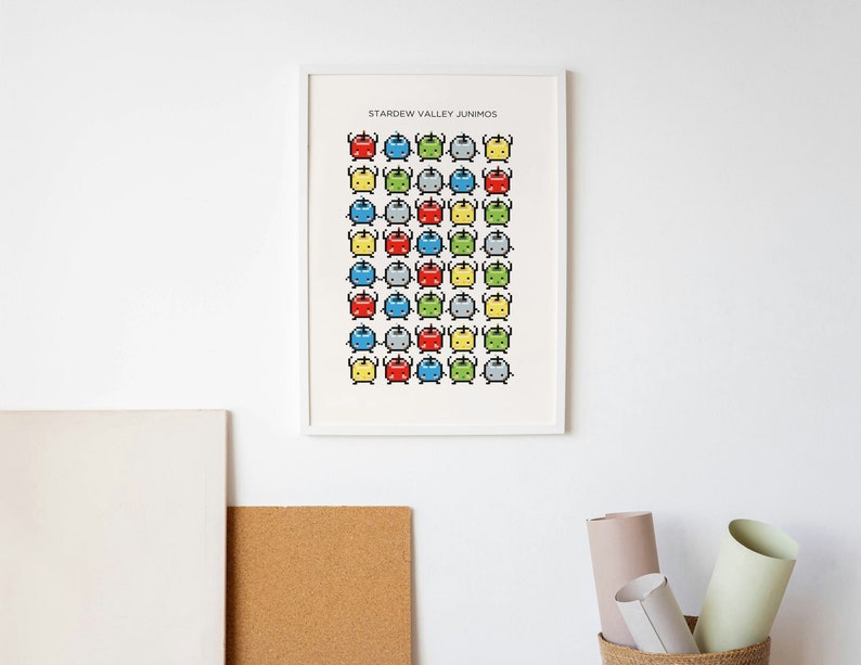 Stardew Valley Junimo Poster | Forest Spirits | Gaming Print | Cozy ...