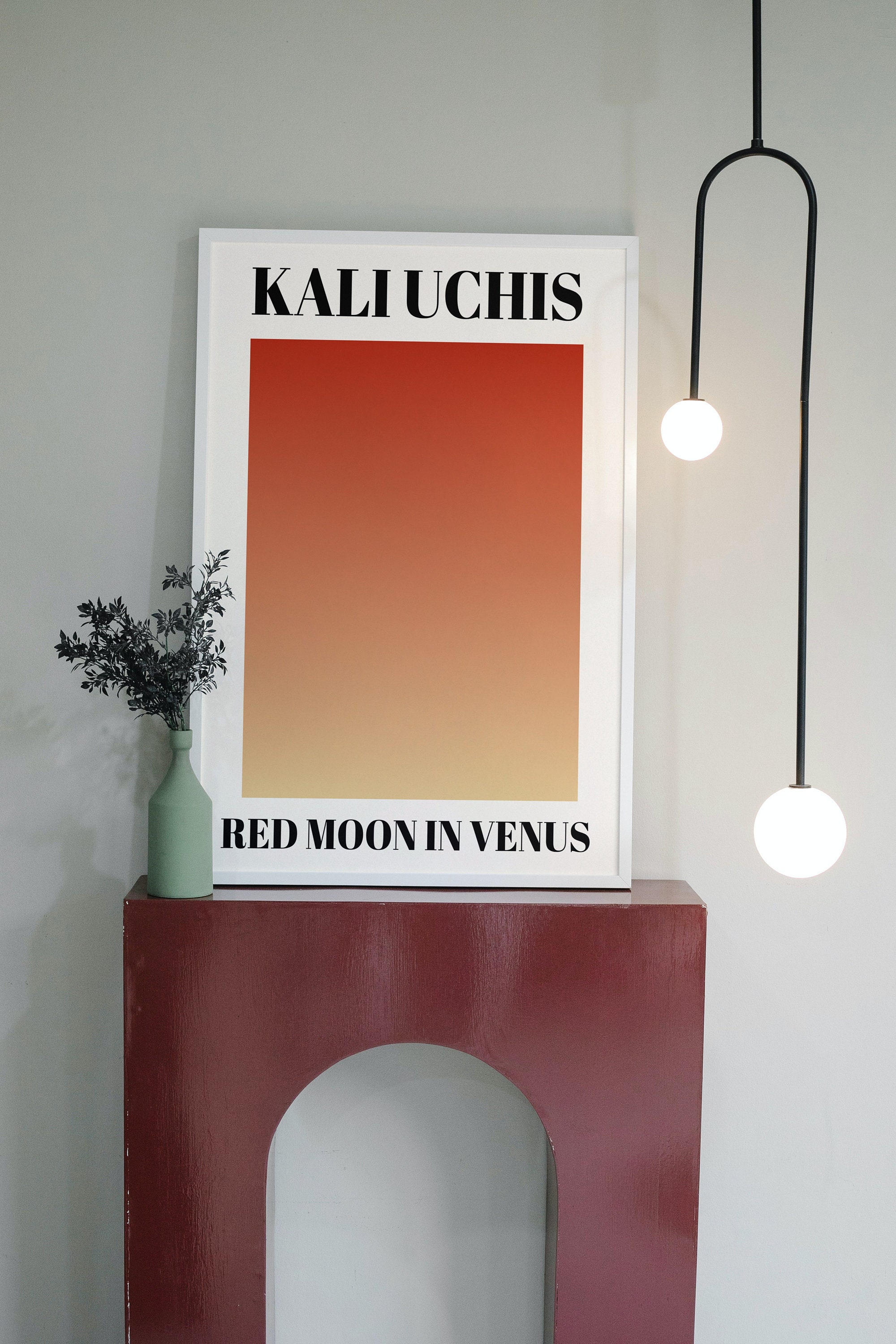 Kali Uchis Red Moon in Venus Minimalist Poster - Etsy