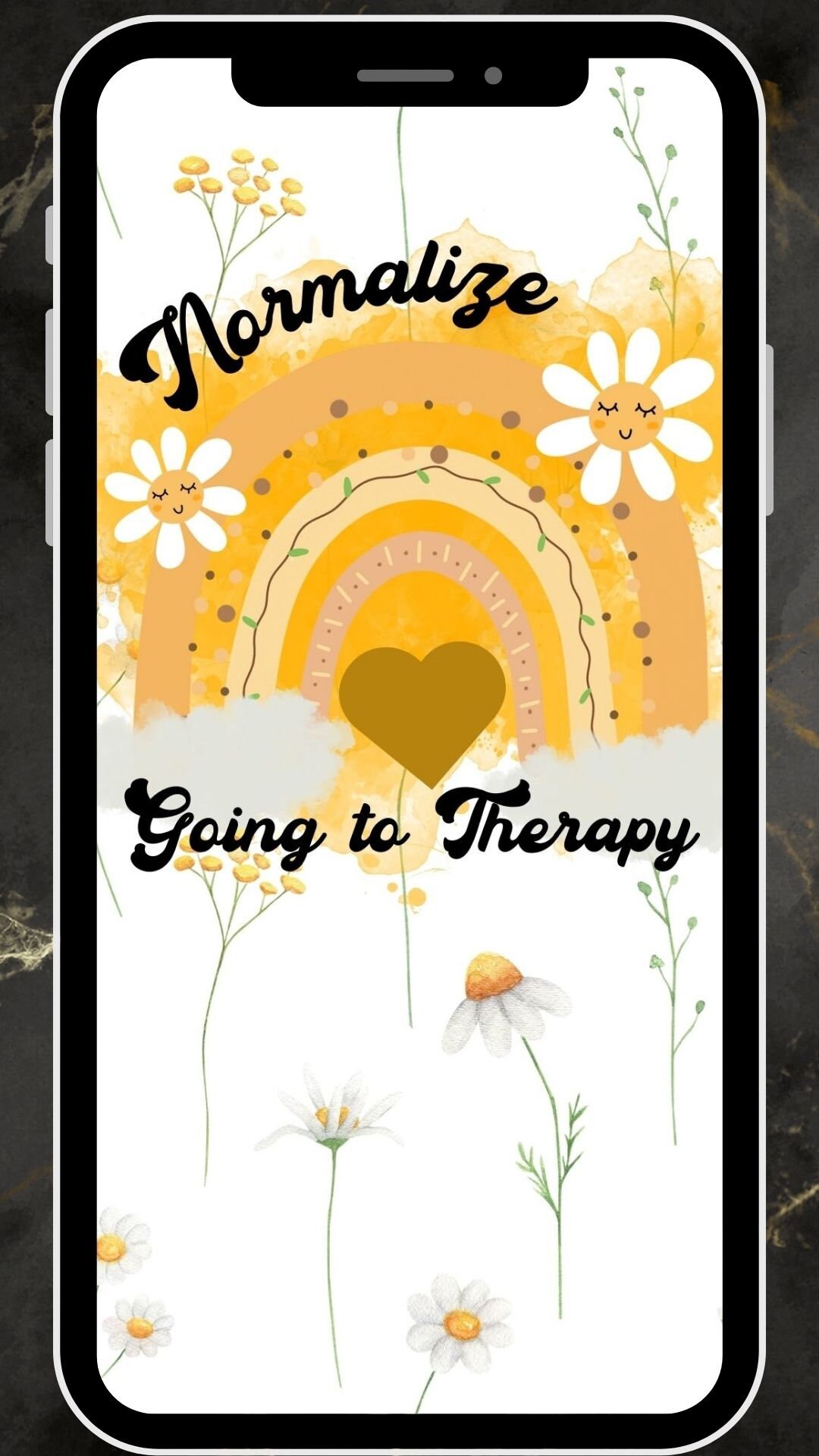 Normalize Therapy Mental Health Phone Wallpaper,mental Health Wallpaper ...