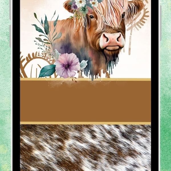 Cow Print Wallpaper - Etsy