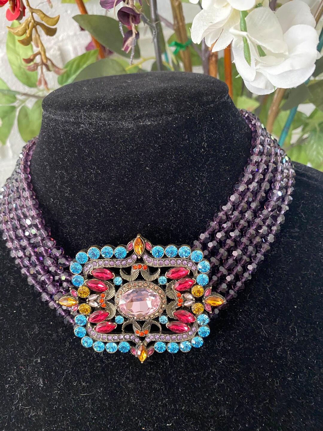 Heidi Daus Chocker Necklace Heidi Daus Jewelry Signature Jewelry - Etsy