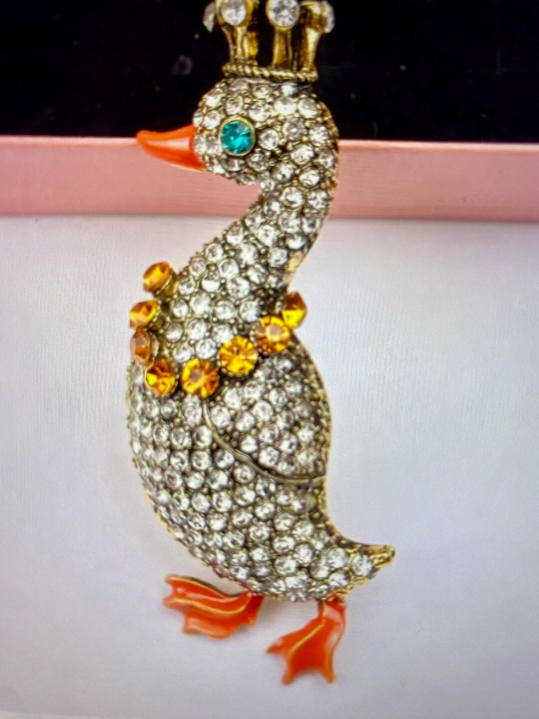 Heidi Daus Crown Ducky Pin Brooch Heidi Daus Jewelry - Etsy