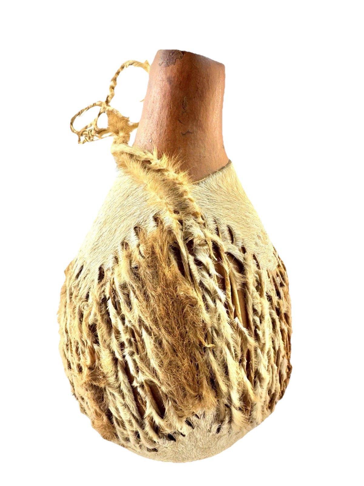 Vintage African Milk Mala Calabash Goat Hide Gourd Kenya Massai - Etsy
