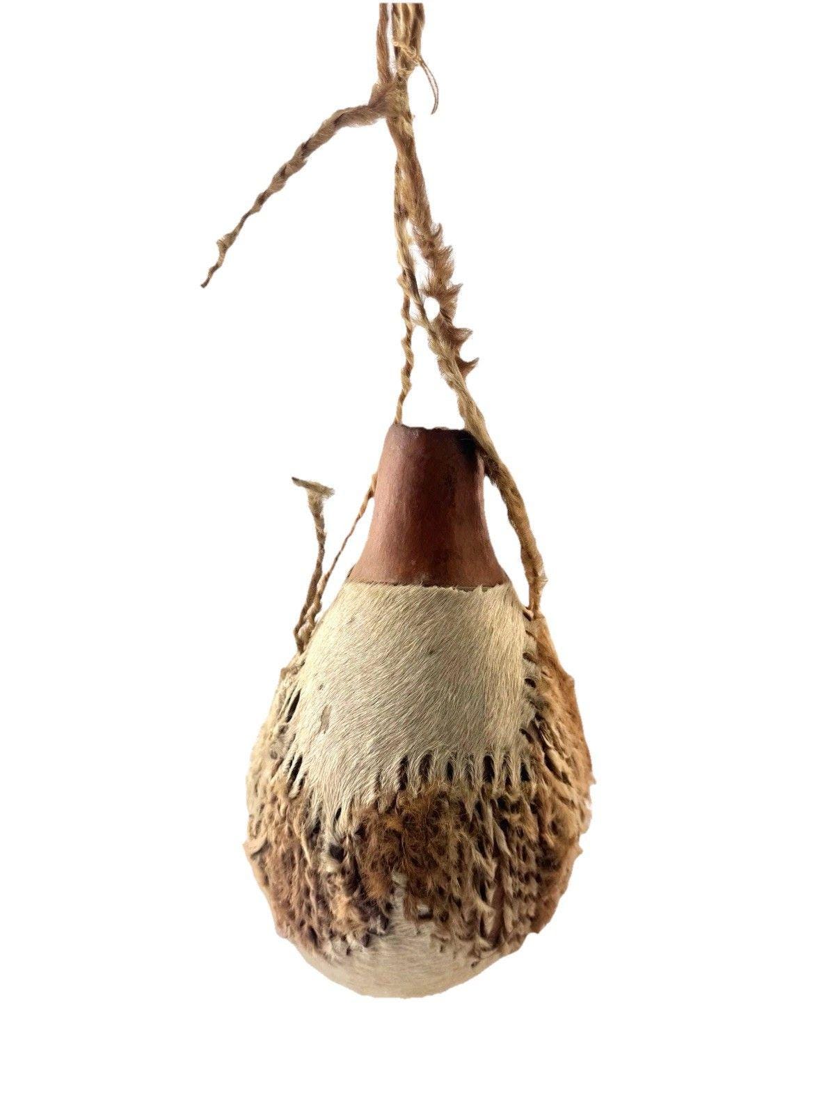 Vintage African Milk Mala Calabash Goat Hide Gourd Kenya Massai - Etsy
