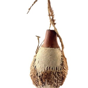 Vintage African Milk Mala Calabash Goat Hide Gourd Kenya Massai - Etsy
