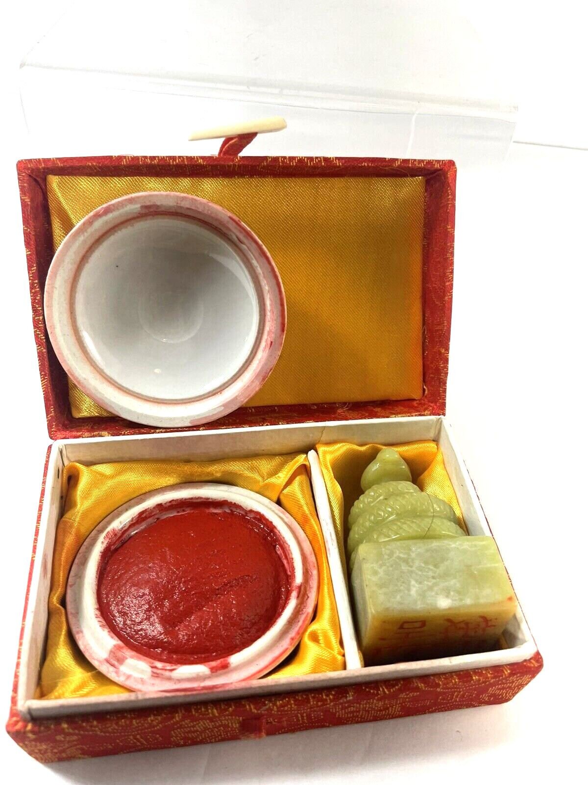 Vintage Chinese Jade Snake Chop Stamp Carved Name Stamp - Etsy