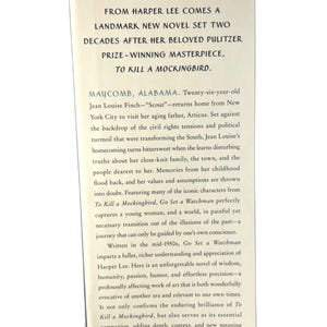 Go Set a Watchman by Harper Lee First Edition 1ST PRINTING Hardcover ...