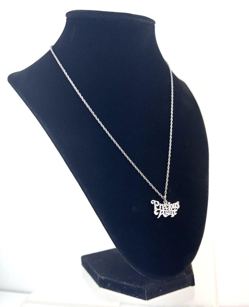 James Avery Precious Aunt Pendant Necklace on Sterling Silver 925 JA 18 ...