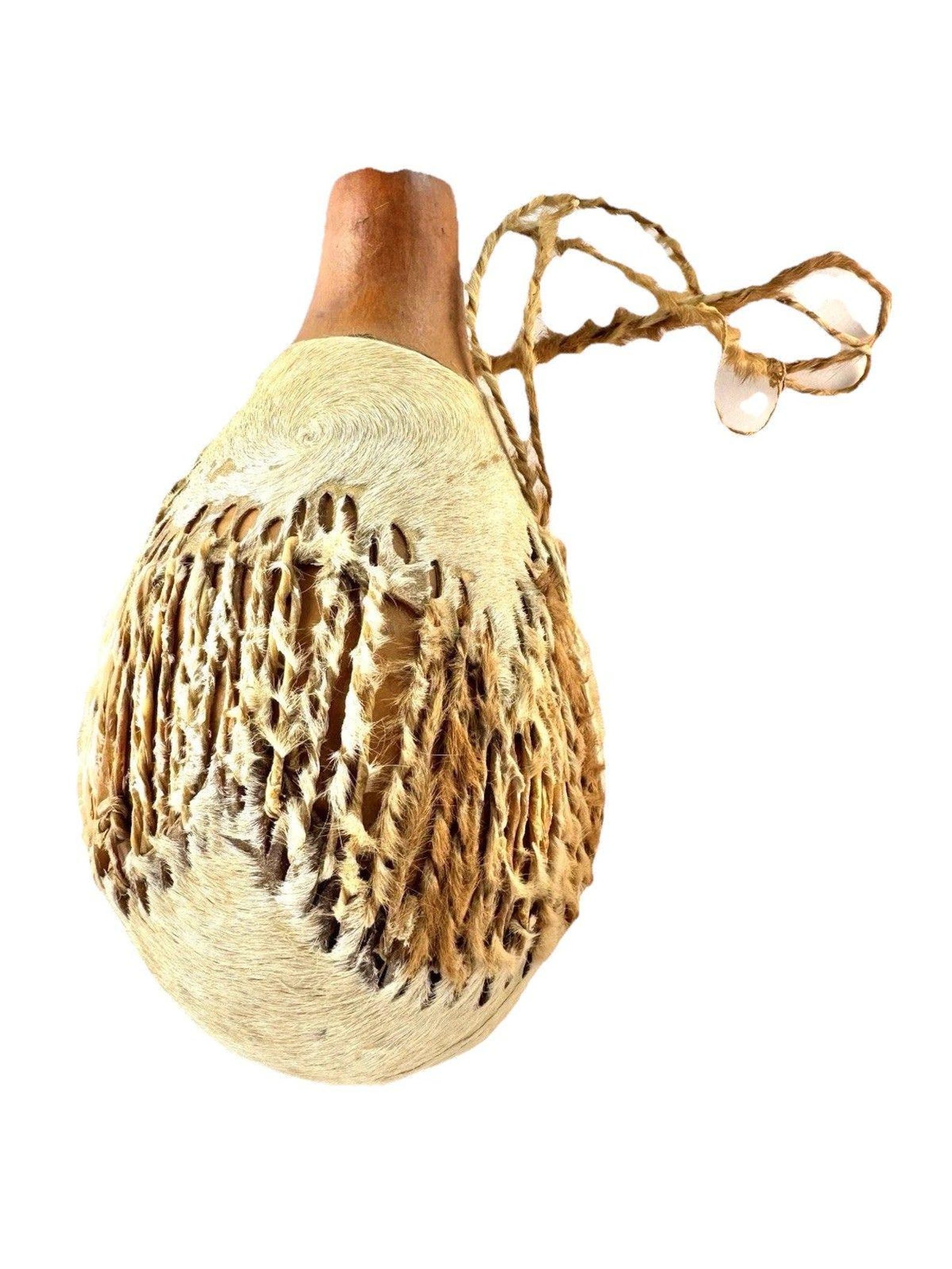 Vintage African Milk Mala Calabash Goat Hide Gourd Kenya Massai - Etsy