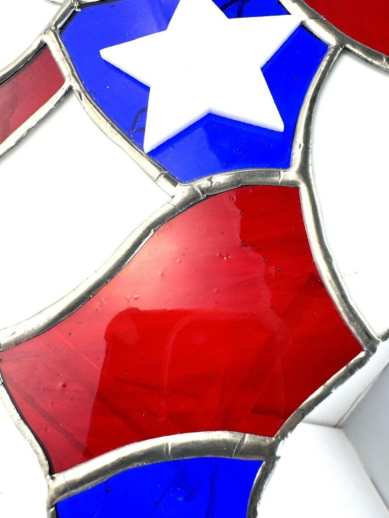 Large Texas Star Stained Glass Window Hanging Sun Catcher - Etsy