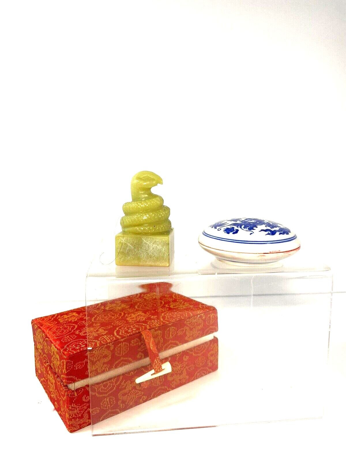 Vintage Chinese Jade Snake Chop Stamp Carved Name Stamp - Etsy