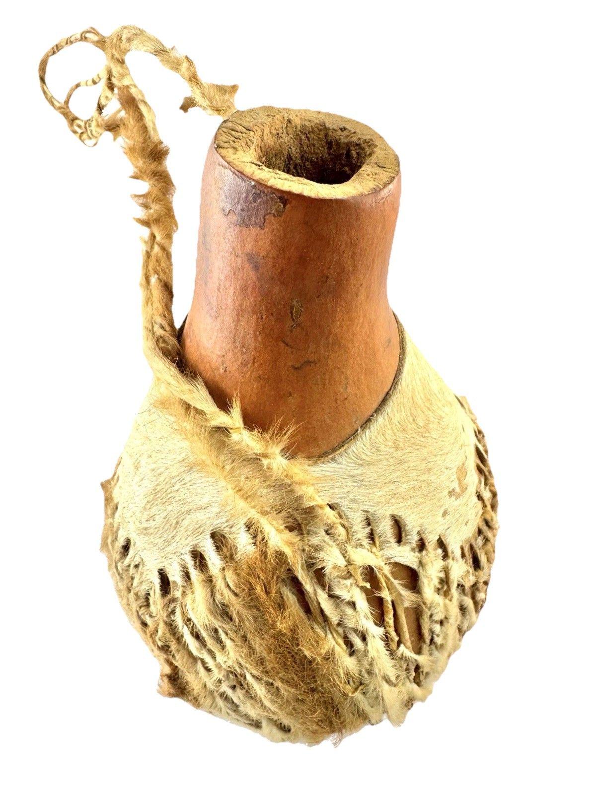 Vintage African Milk Mala Calabash Goat Hide Gourd Kenya Massai - Etsy