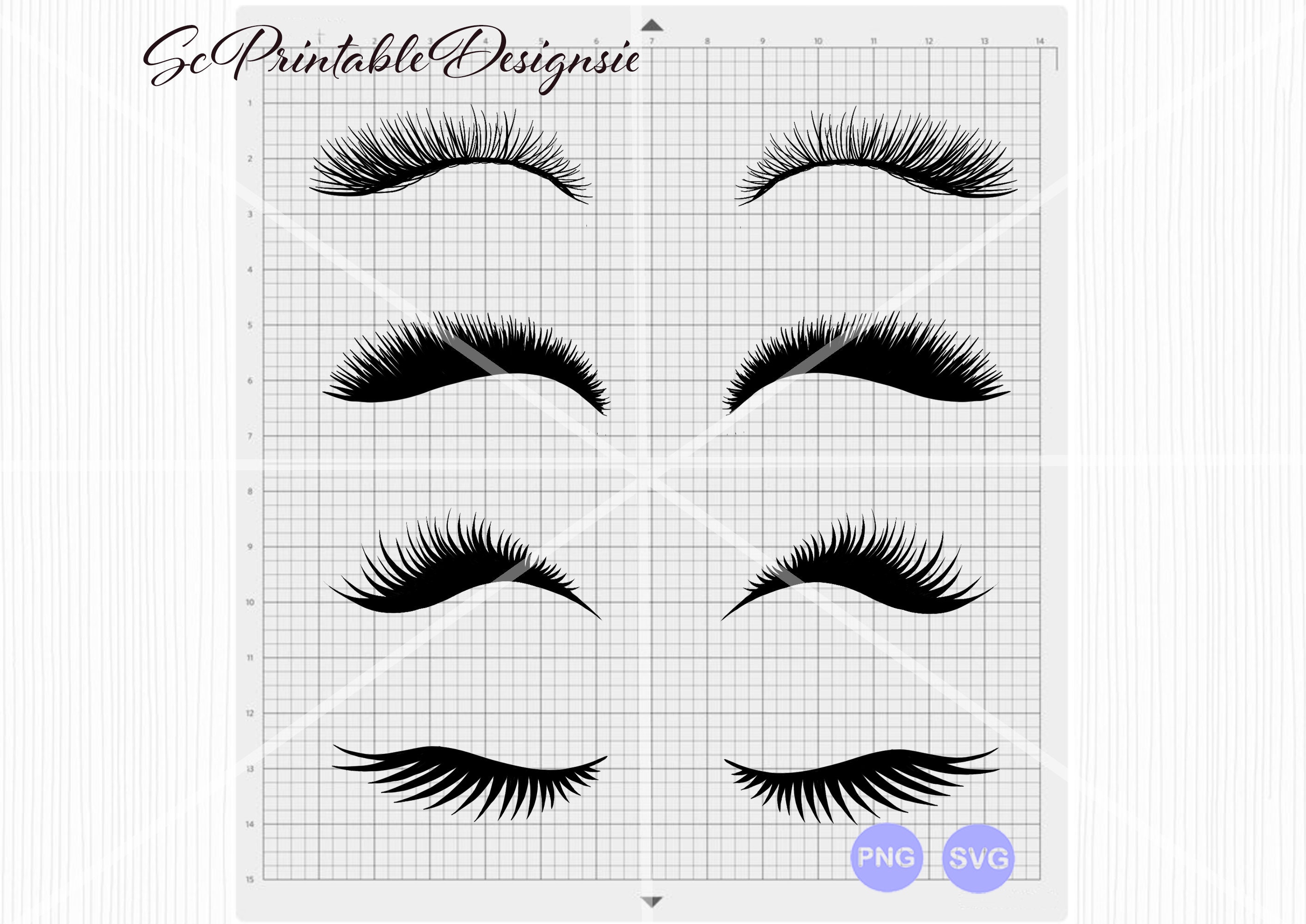 Eyelash Svg, Eyelash Svg Bundle, Eyelashes Svg, Eye Lashes Svg, Eye ...