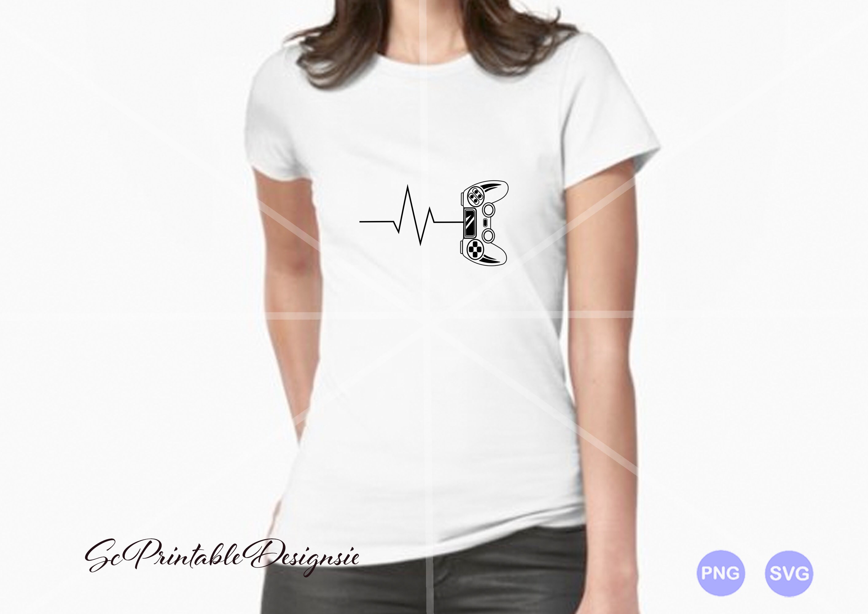 Gamer Svg, Heartbeat Gamer SVG, Gamer Heartbeat Svg,heartbeat Gamer Png ...