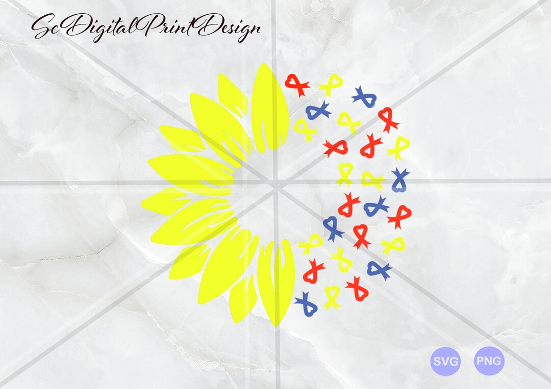 Autism Flower SVG, Autism SVG, Autism Clipart, Autism Vector, Autism ...