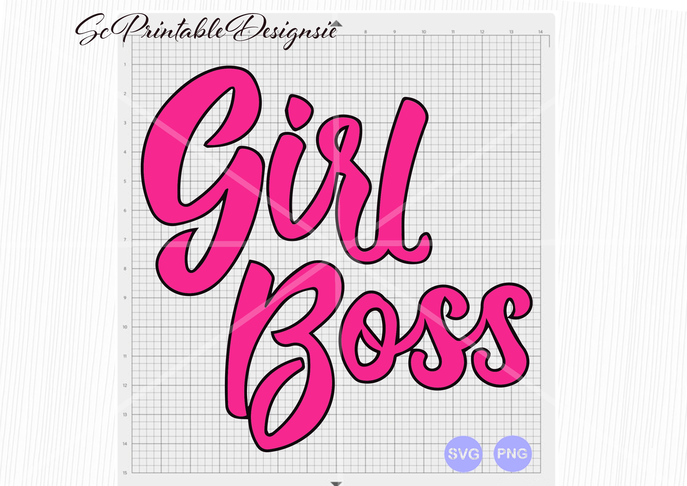 Girl Boss Svg Boss Svg Business Svg Girl Svg Incharge Svg Women