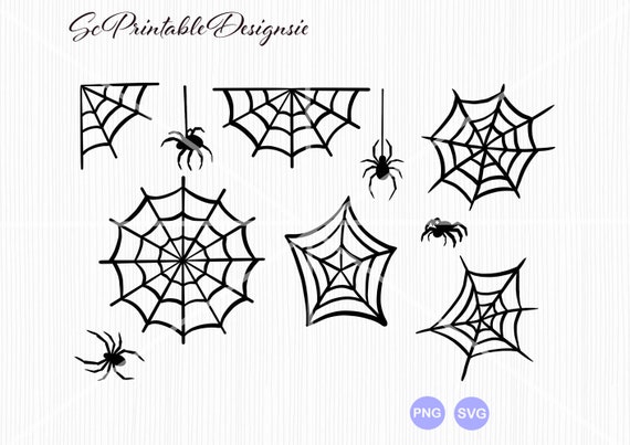 Spiderweb Svg Spiderweb Svg Bundle Spiders Svg Webs Svg - Etsy