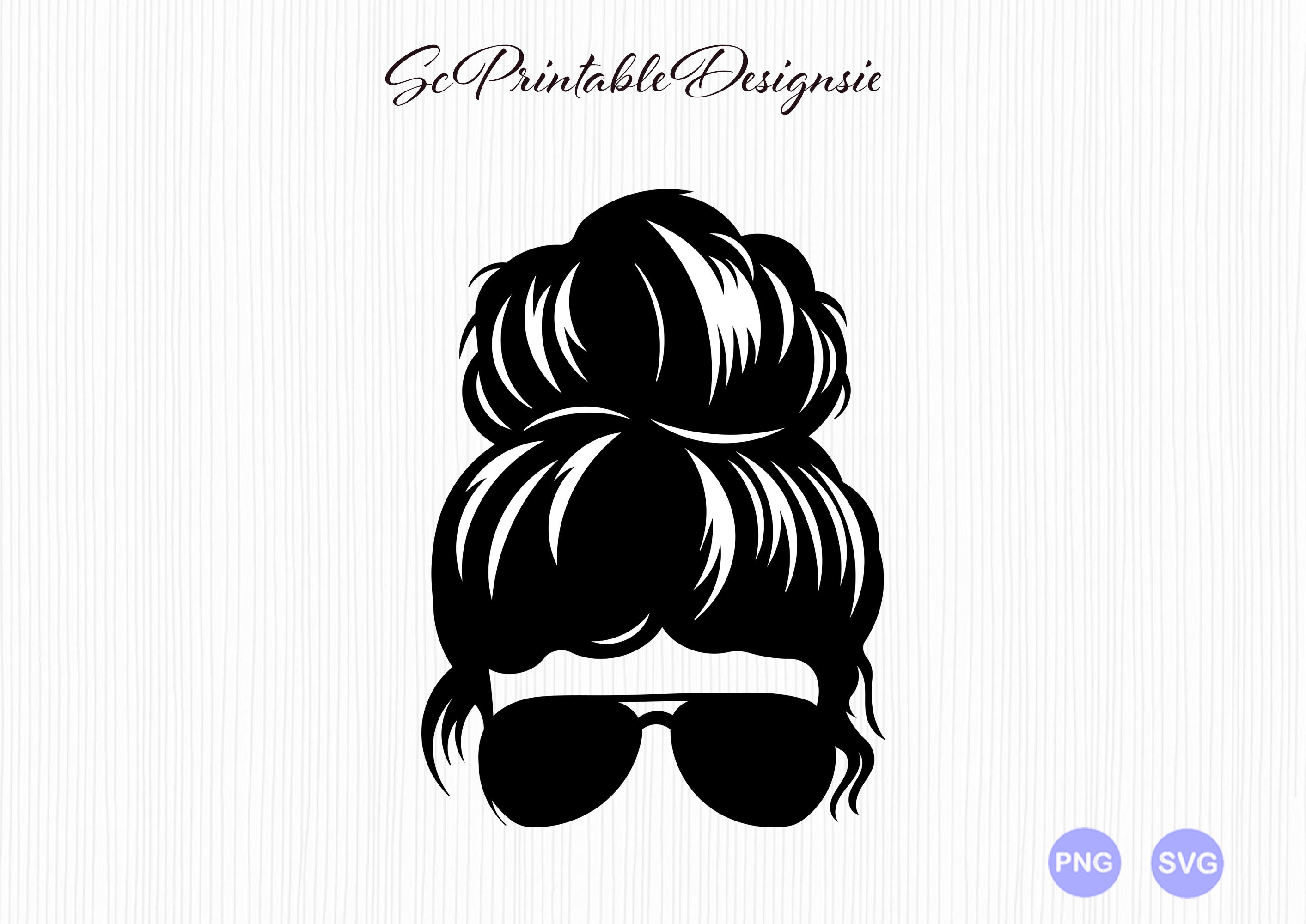 Silhouette Head Svg, Womans Head, Head Shot Svg, Lady Head Svg, Womans ...