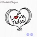 Love Heart Rules SVG, Heart Clipart, Love Rules Heart, Love Rules Png ...