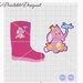 Girls Boot Svg, Girls Decal Svg, Elephant Svg,welly Boot Svg,kids Decal ...