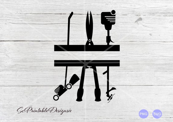 Gardening Tools Svg Tools Svg Gardening Svg Dad at Work | Etsy