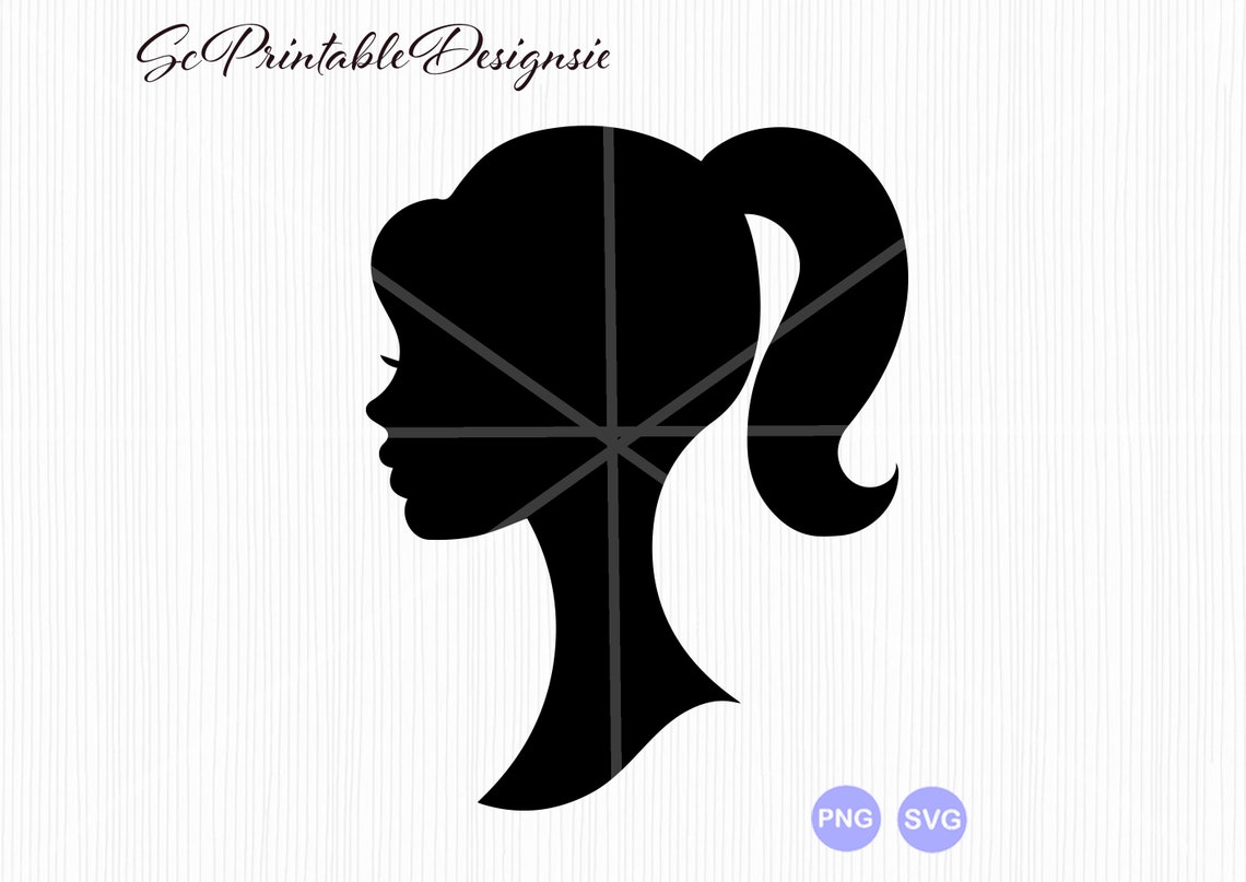 Silhouette Head Svg, Womans Head, Head Shot Svg, Lady Head Svg, Eye ...